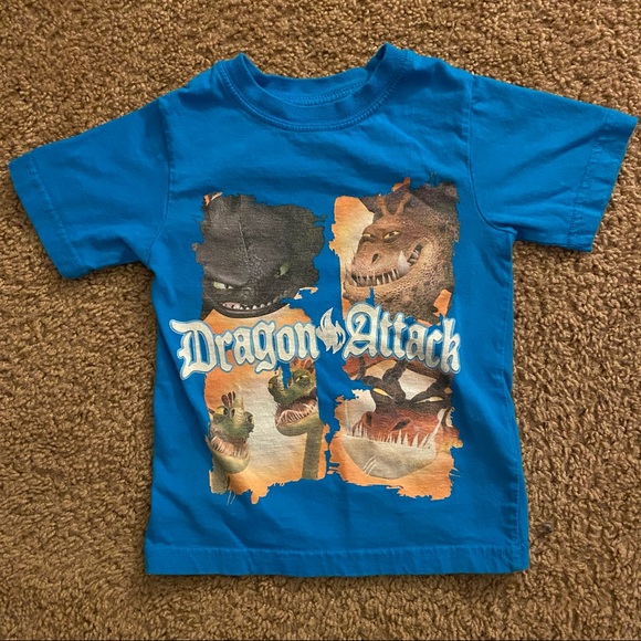 Dreamworks | Shirts & Tops | Dreamworks How To Train Your Dragon Tee ...